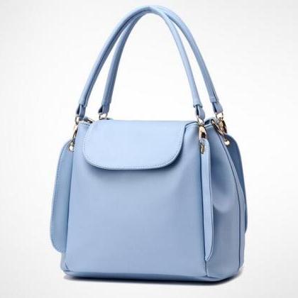 Women Fashion Three Layers Shoulder Bag Casual Crossbody Handbag - Sky ...