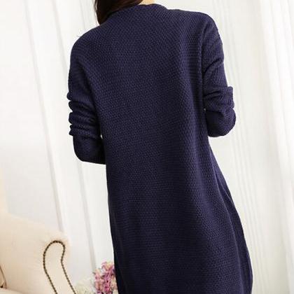 Winter Cardigans Women Fashion Long Cardigan Coat For Ladies on Luulla