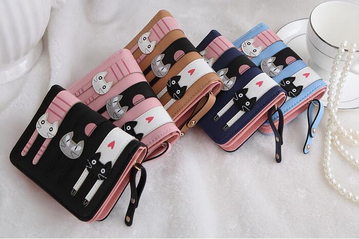 Lovely Small Zipper Coin Purse Fashion New Girl Wallet With Card ...