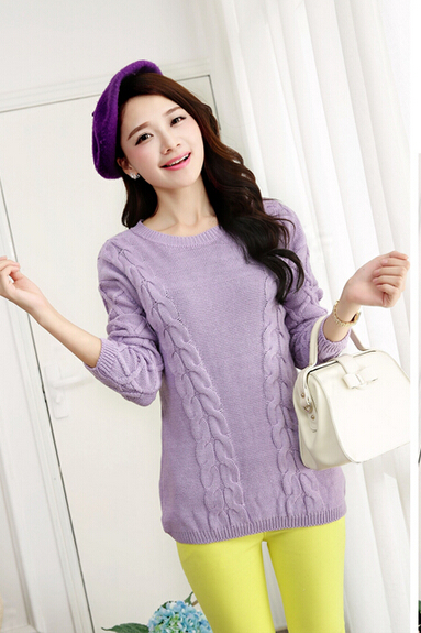 Fashion O Neck Long Sleeve Sweater For Women On Luulla
