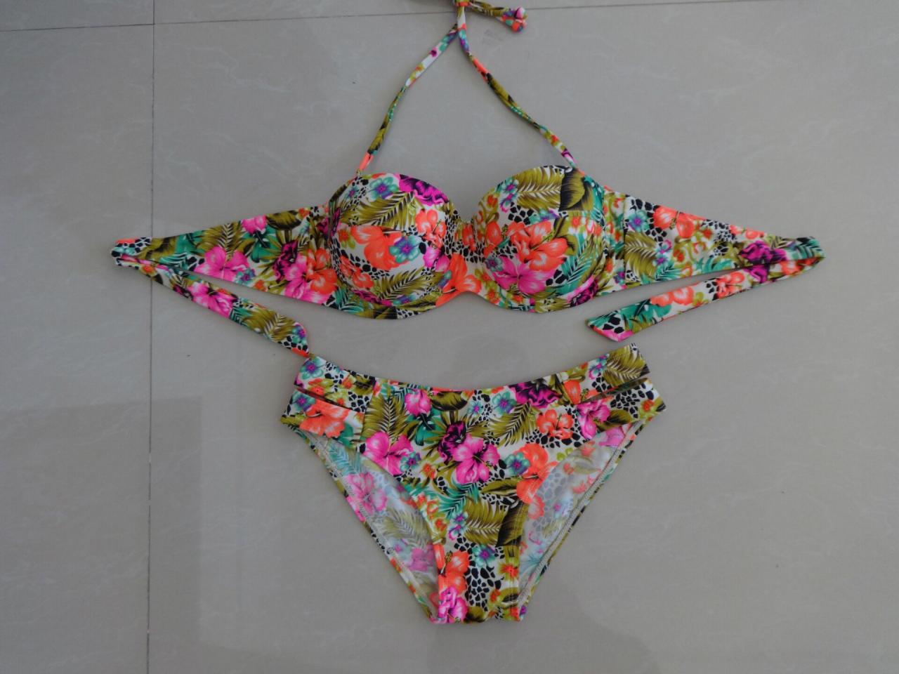 Sexy Bikinis Fashion Females Strappy Halter Bathing Suit Ladies Beach ...