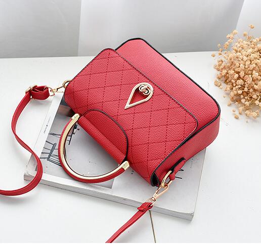 Women Shoulder Mini Bag Leather Fashion Small Handbag - Red on Luulla