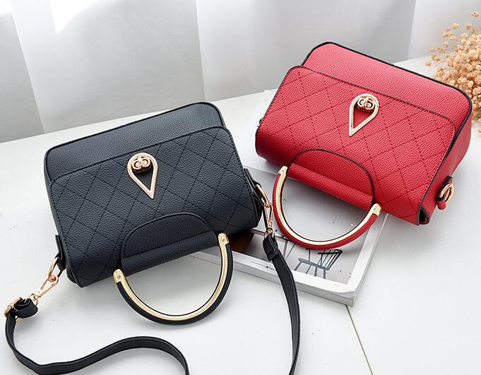 Women Shoulder Mini Bag Leather Fashion Small Handbag - Red on Luulla