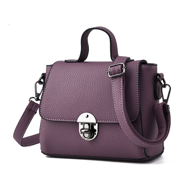 Women Messenger Shoulder Mini Bag - Dark Purple on Luulla