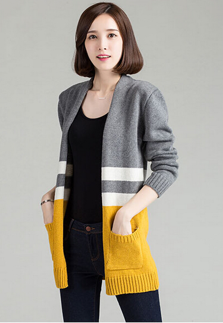 Winter Spring Cardigans Women Fashion Long Cardigan Sweaters For Ladies ...